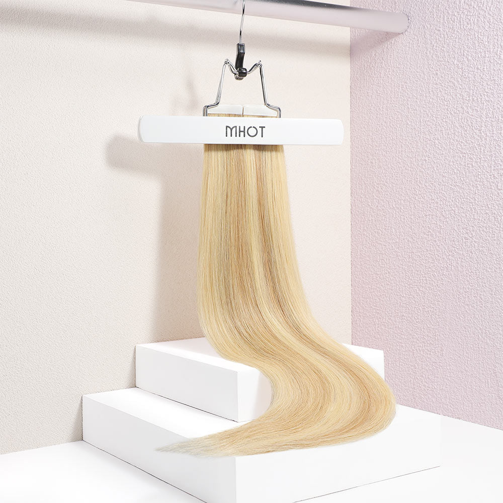 Beach Blonde Highlights Invisible Tape In Remy Hair Extensions | Mhot Hair